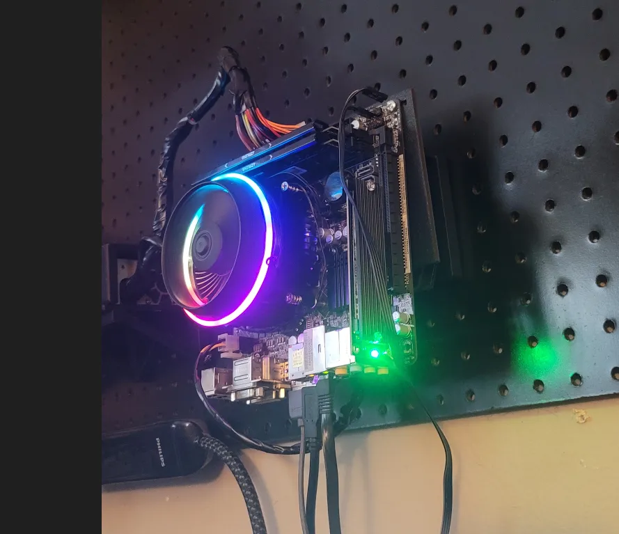 Peg Board PC Mount ( itx board ) by AreJay | Download free STL model ...