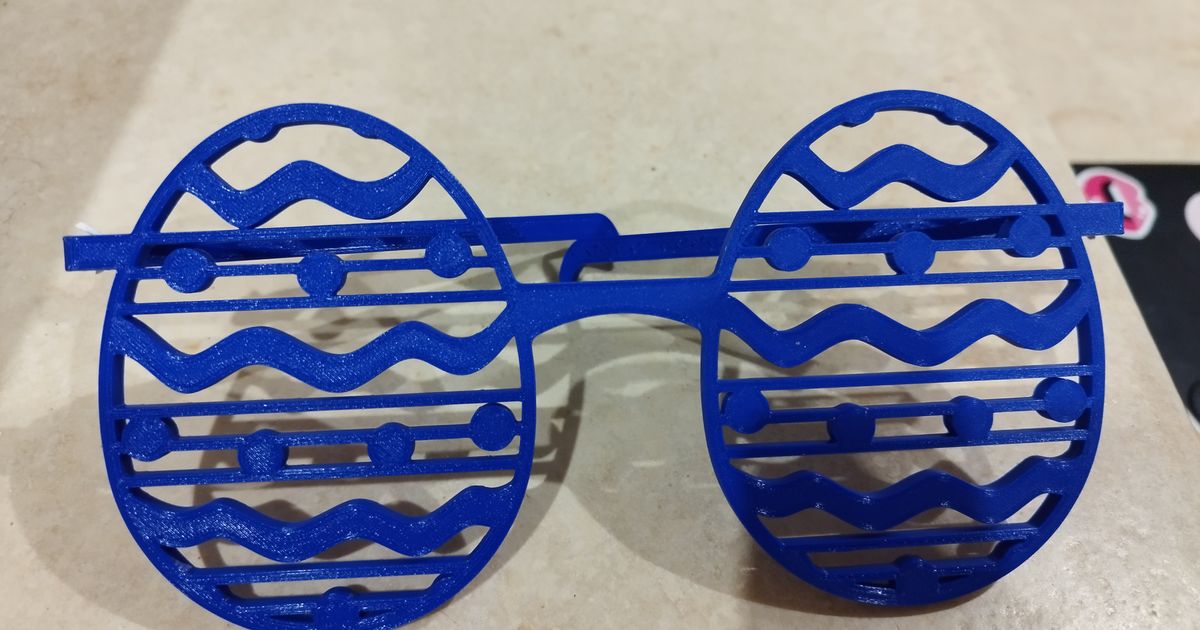 Easter party glasses (UPDATED) by lekohed | Download free STL model ...