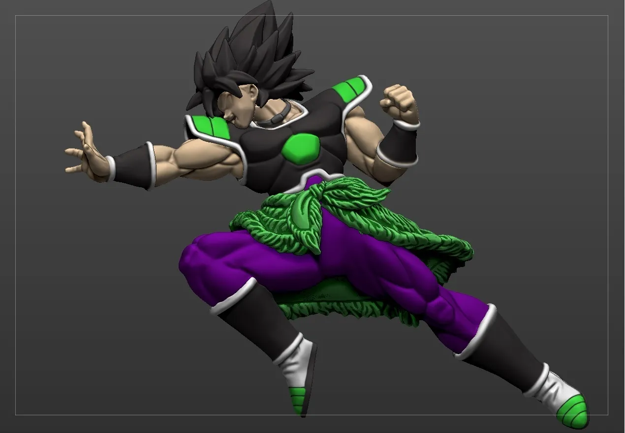 broly Dragon Ball by 01fabri01 | Download free STL model | Printables.com