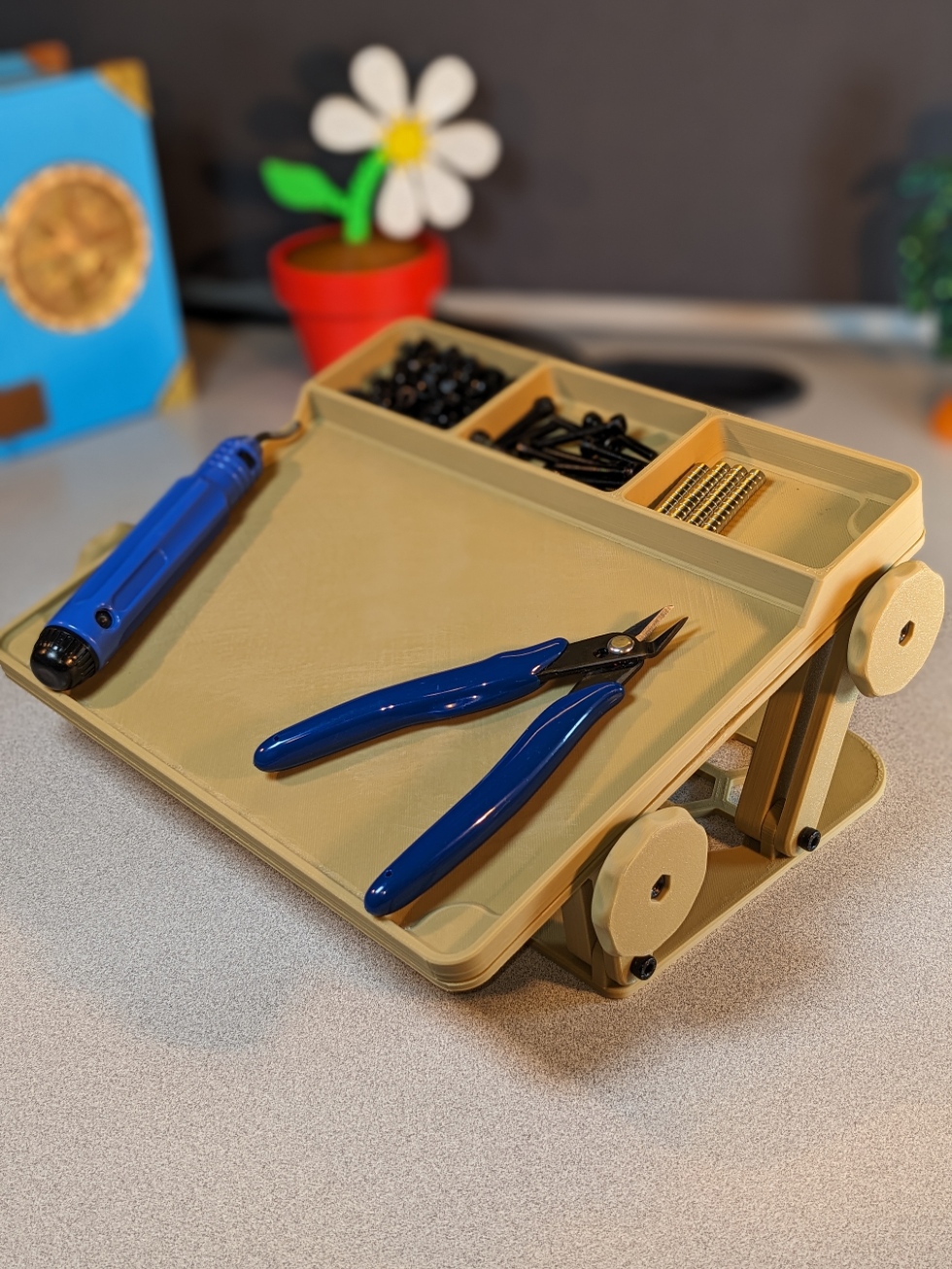 Ergonomic Workspace Work Station von Bearded Printer | Kostenloses STL ...