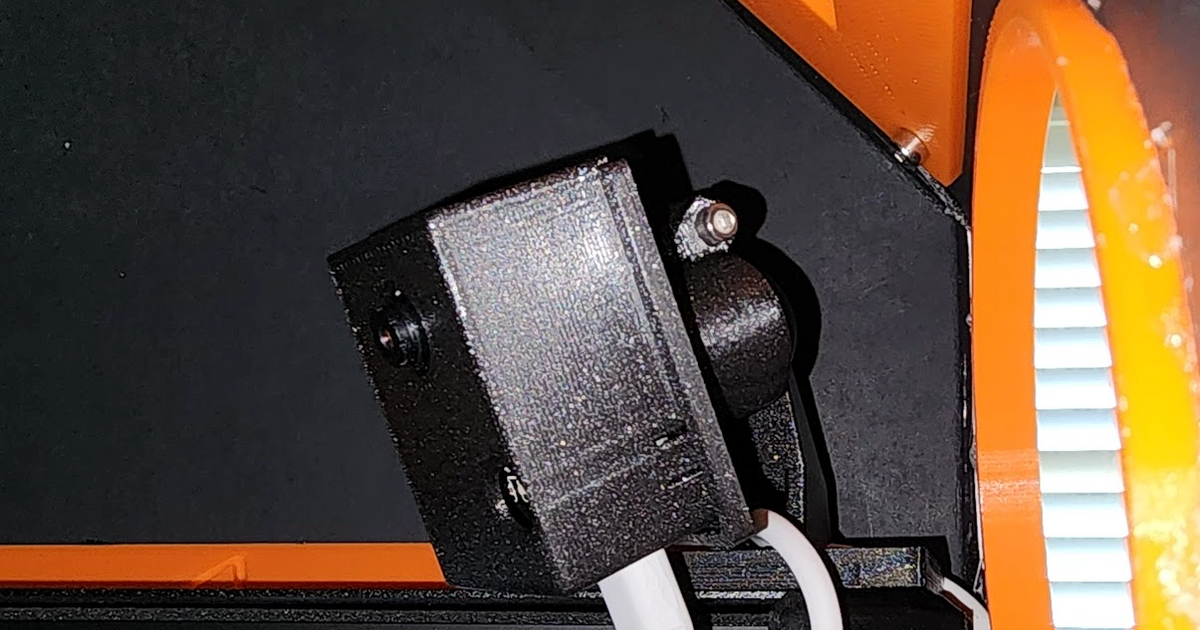 ESP32 Camera magnetic holder with ball head and cable management by ...