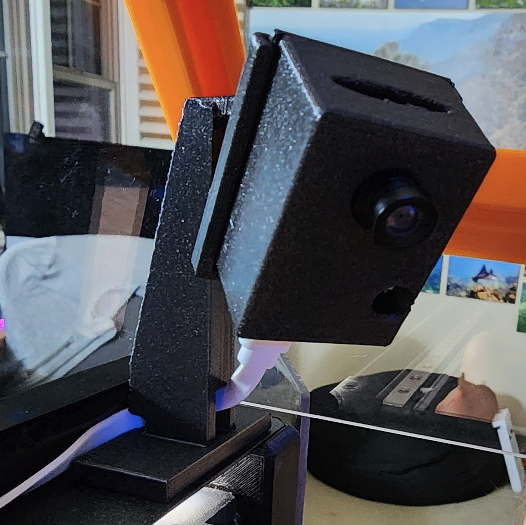 ESP32 Camera magnetic holder with ball head and cable management by ...