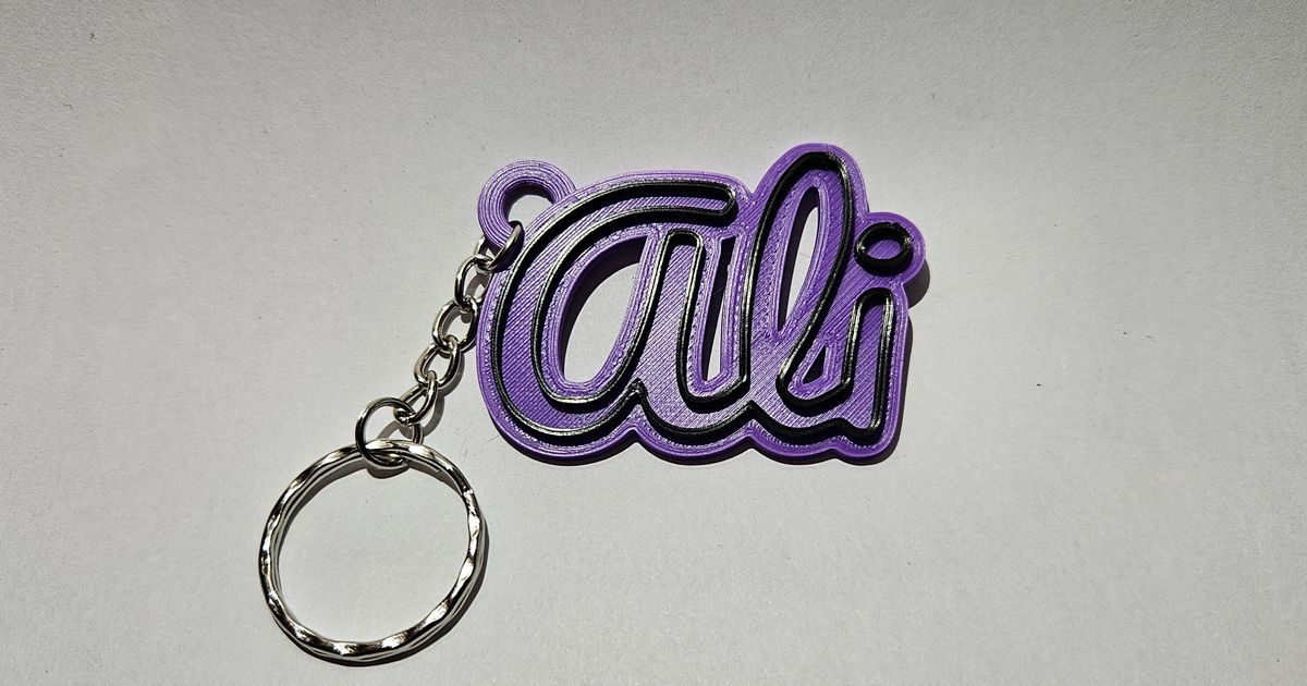 Ali Keychain by PMF_Flipz | Download free STL model | Printables.com