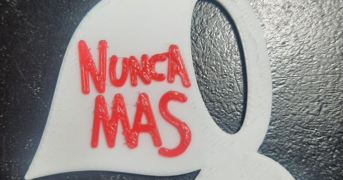 Pañuelo - Nunca Mas by walter de acevedo | Download free STL model ...