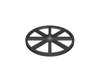 Dowel Rod Wheels by EngiAndres | Download free STL model | Printables.com