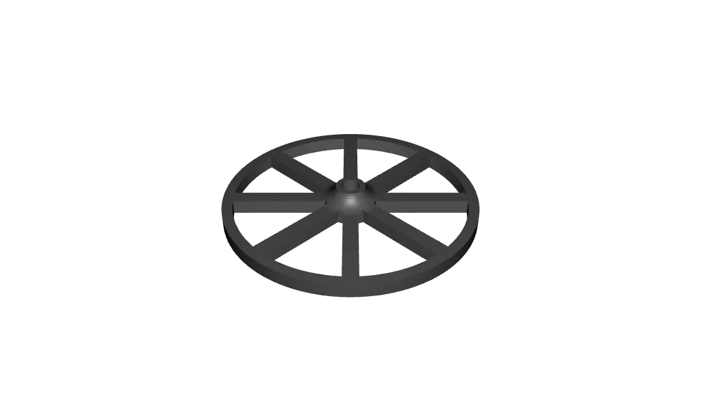 Dowel Rod Wheels by EngiAndres | Download free STL model | Printables.com