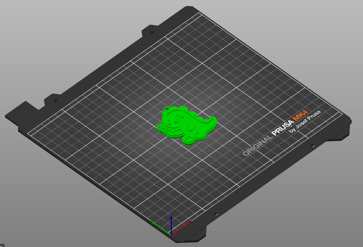 Dino with Candle Keychain by FC2M3D | Download free STL model ...