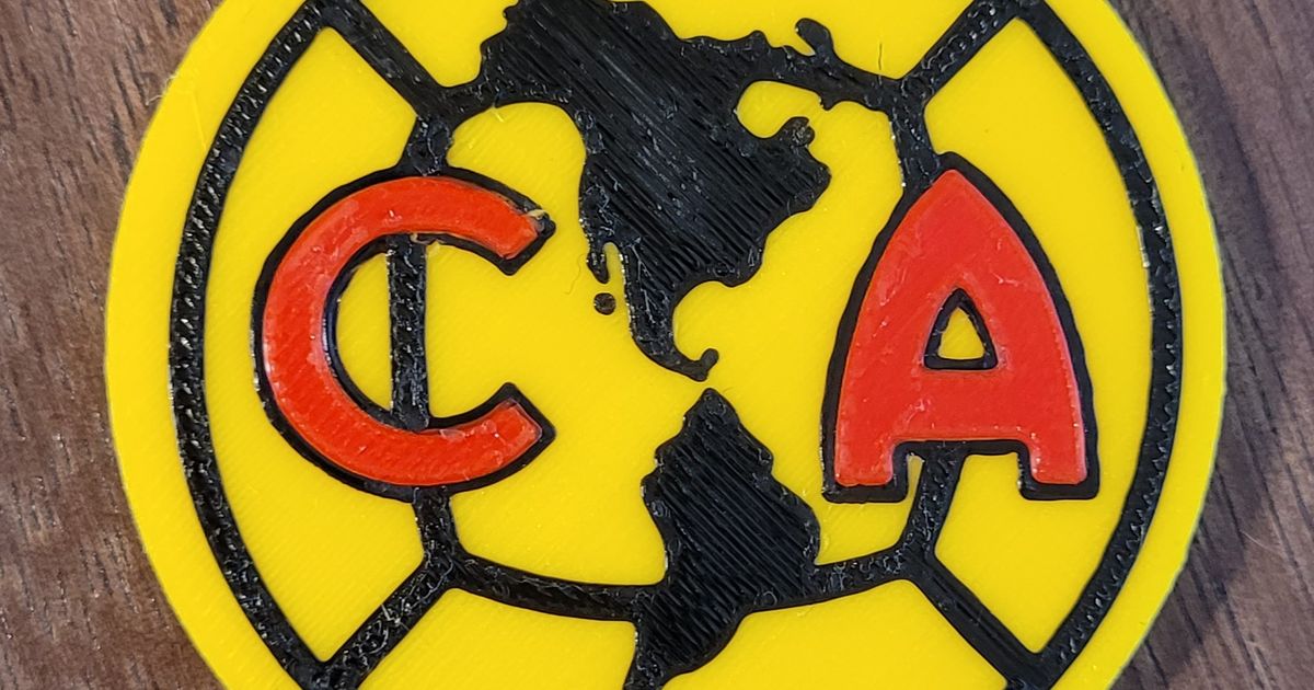 America Soccer Logo por Gavin.s | Descargar modelo STL gratuito ...