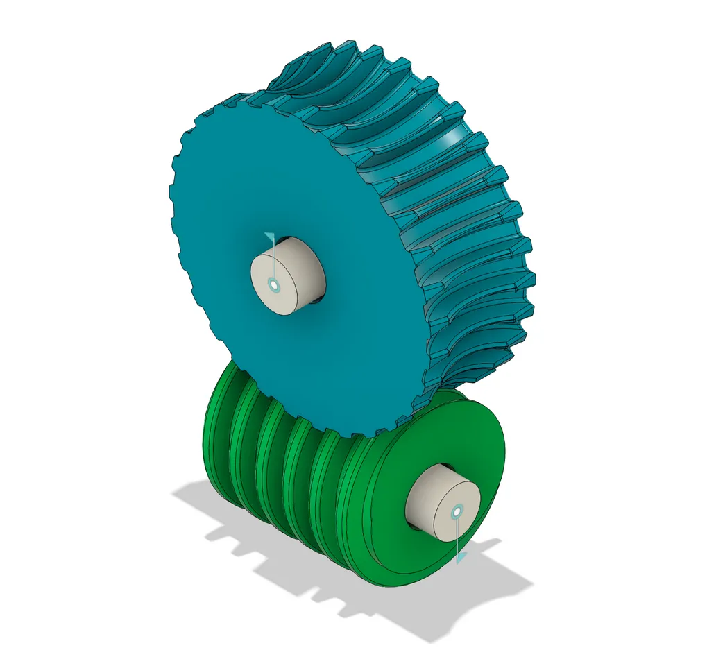 Worm gear tutorial by Fheder | Download free STL model | Printables.com