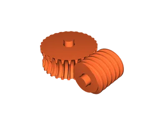 Worm gear tutorial by Fheder | Download free STL model | Printables.com