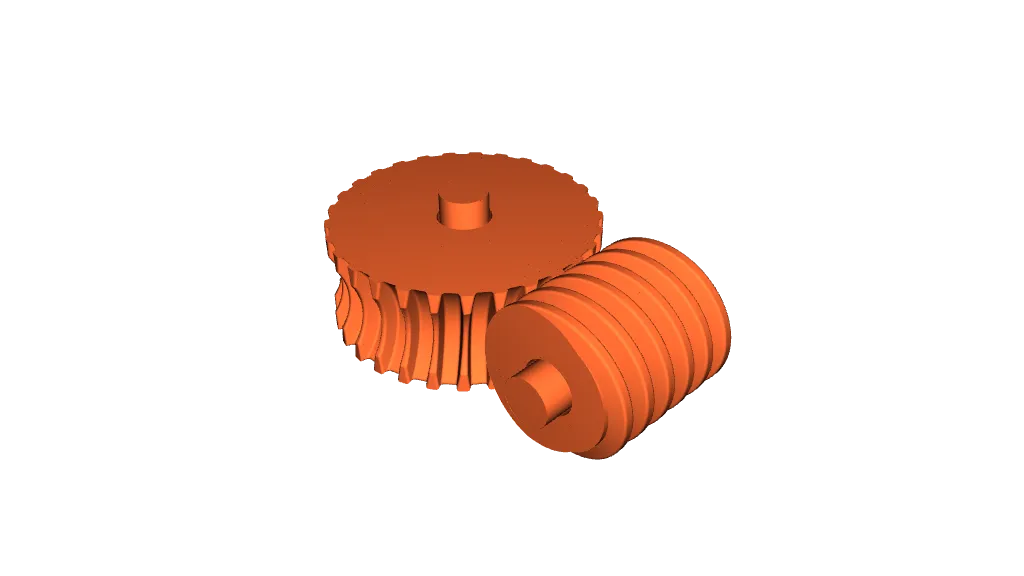 Worm gear tutorial by Fheder | Download free STL model | Printables.com