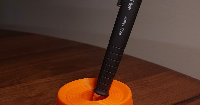 pen or pencil base von bil_kal | Kostenloses STL-Modell herunterladen ...