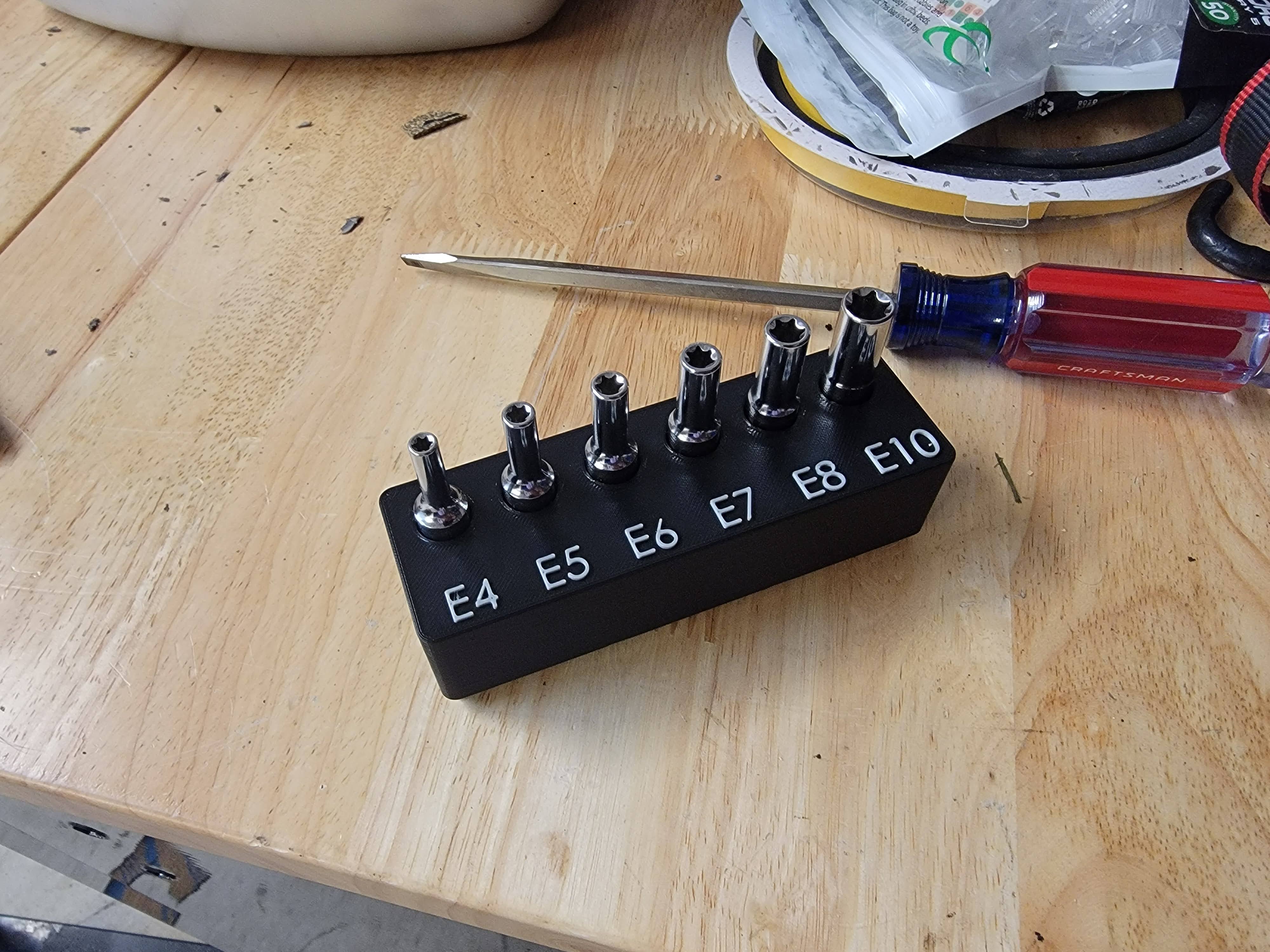 Pittsburgh e socket set holder gridfinity by Ian Cox | Download free ...