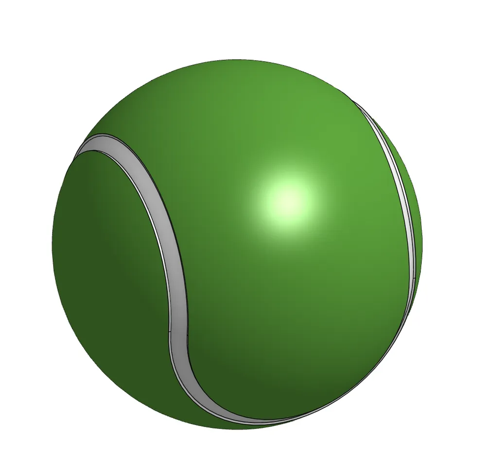 Tennis ball by Voxel solutions | Download free STL model | Printables.com