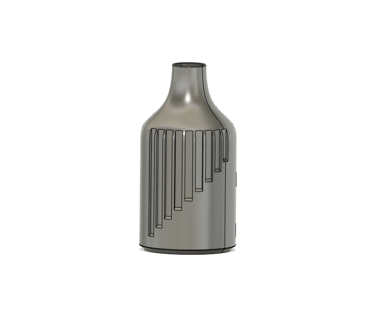 Asymmetrical Designer Bud Vase - Home Decor Stacking Ladder Pattern ...