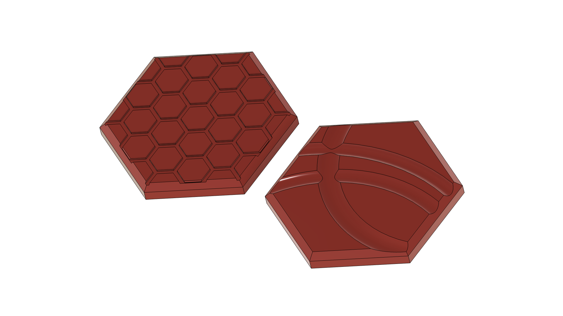 Hexagon Fidget Toy With Embedded Magnets Strong Satisfying Snap To ...