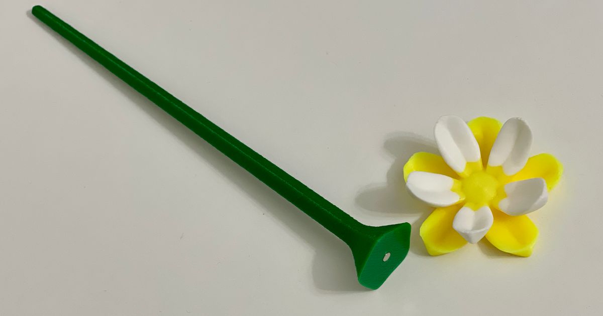 Stem for the Magnet Flowers by MrENG | Download free STL model ...