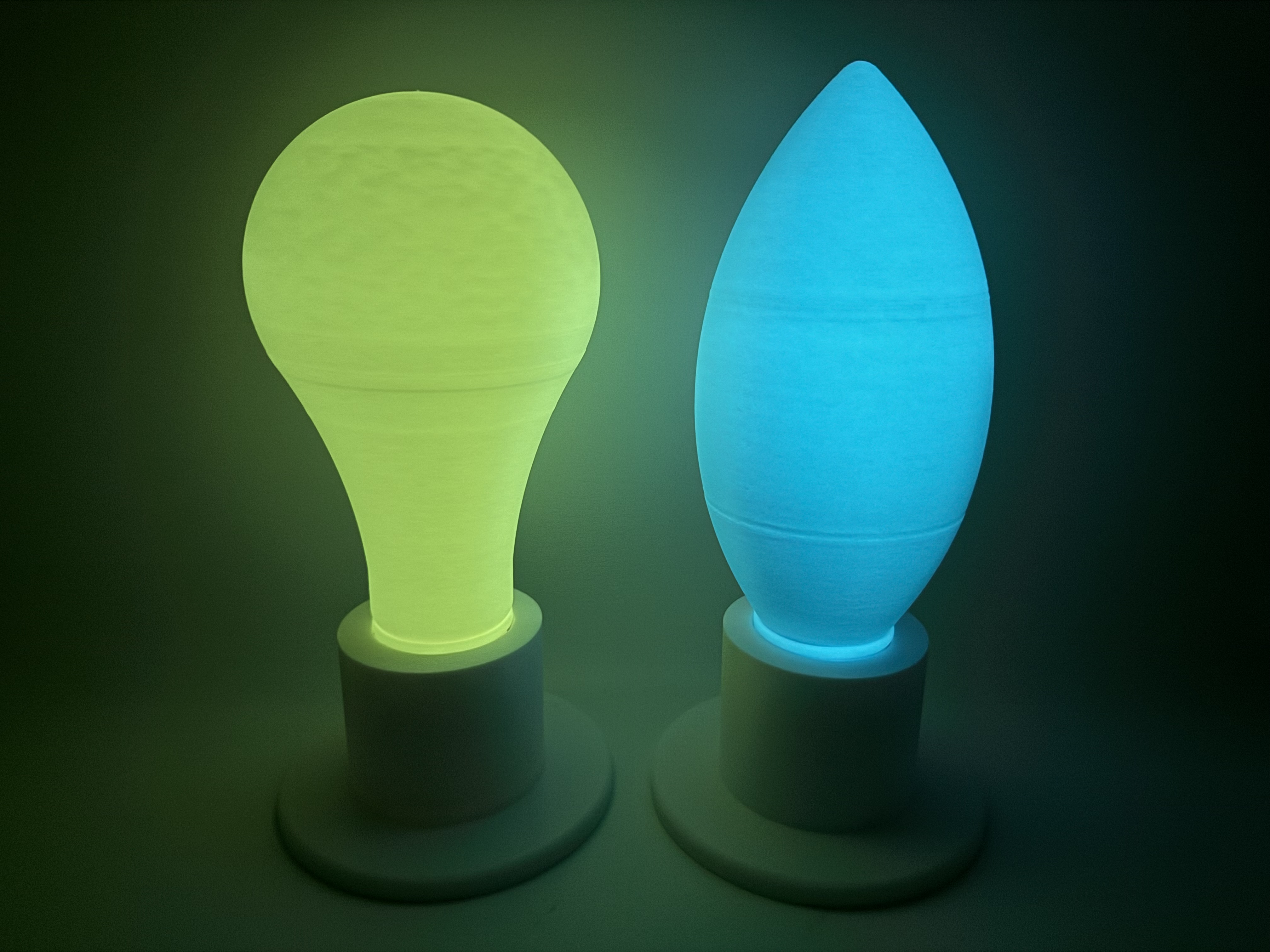 Bulb Lamps For PLA Glow by Fyrby Additive | Download free STL model ...