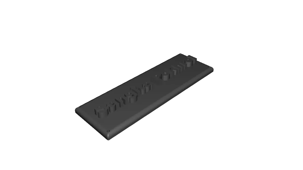 Name Plate by Sangita Pokhrel | Download free STL model | Printables.com