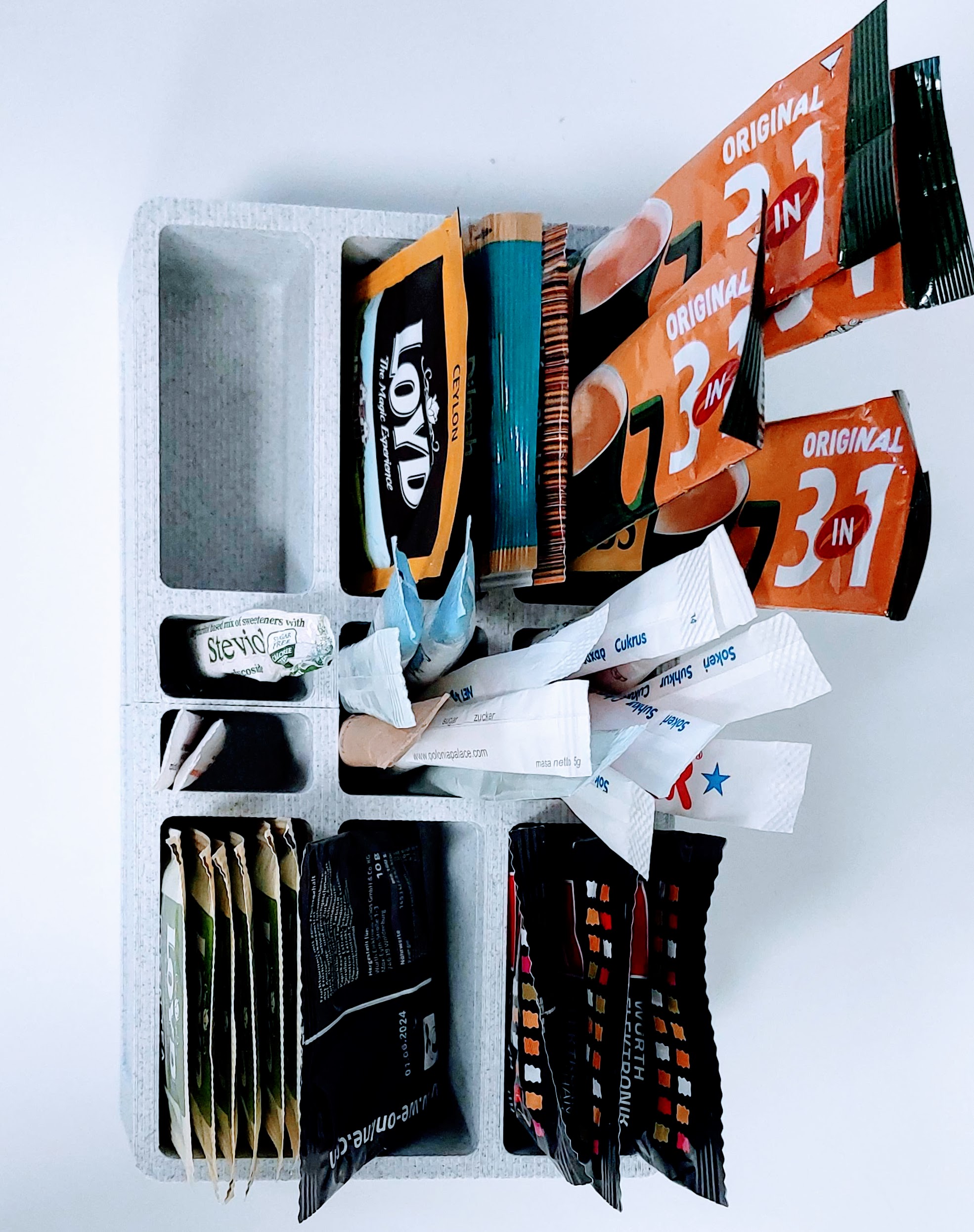 Tea and Coffee Condiments holder tray by Darius V | Download free STL ...
