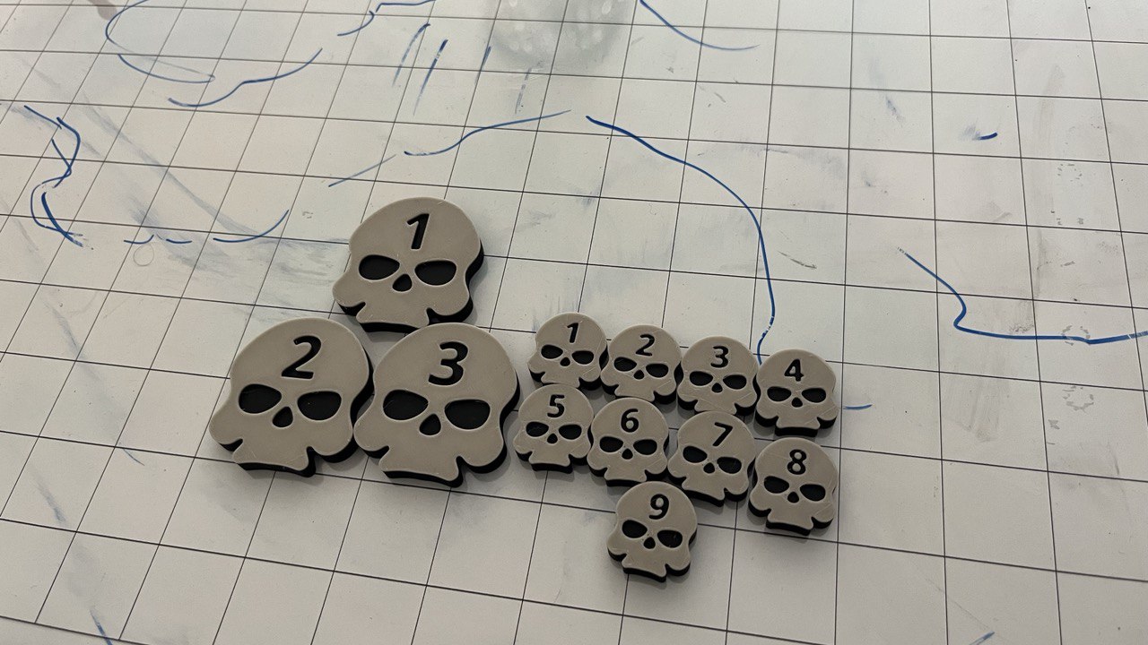 DnD Enemy tokens with 6x2mm magnets por ThaliaFP | Descargar modelo STL ...