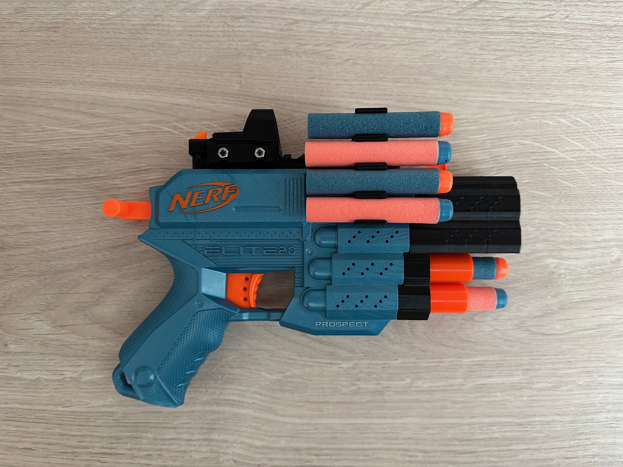 Nerf Mods - Picatinny Mounts, Red Dot, Dart Holder by TiGi123 ...