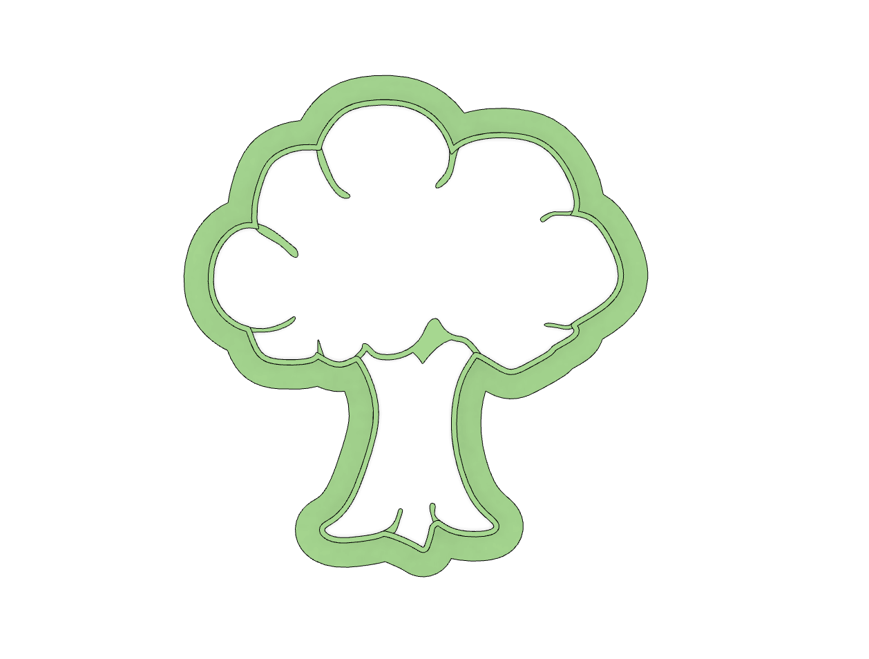 Cookie cutter - tree by Jakubjenudnej | Download free STL model ...