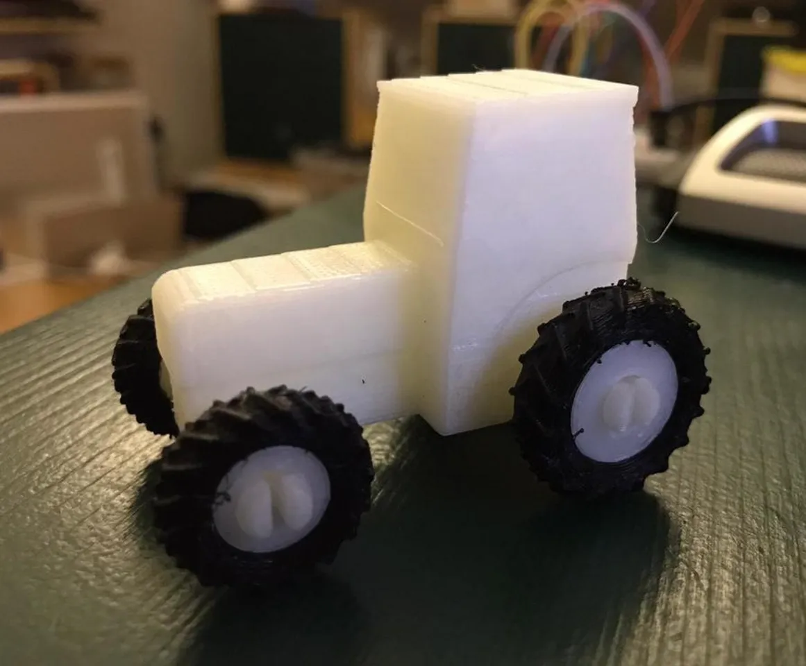 Tractor by Thijs | Download free STL model | Printables.com