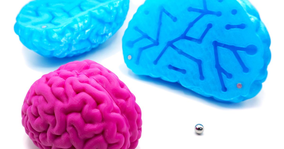 Brain Constellation Maze by McGybeer | Printables Store