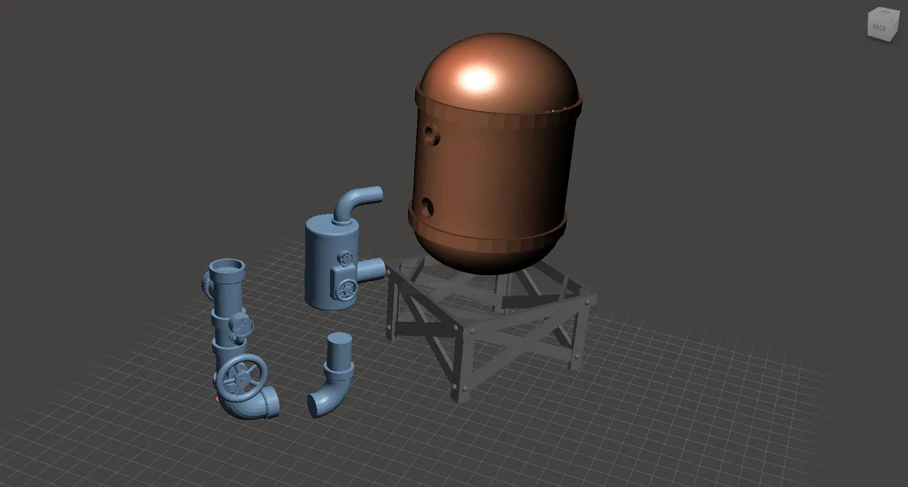 Steampunk boiler set by 3D Mad Mesh | Download free STL model | Printables.com