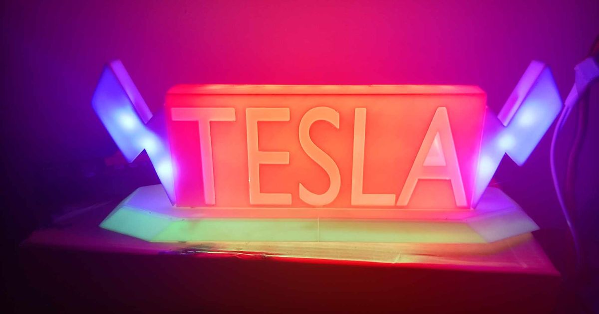 Tesla lamp project by Vasilis K. | Download free STL model | Printables.com
