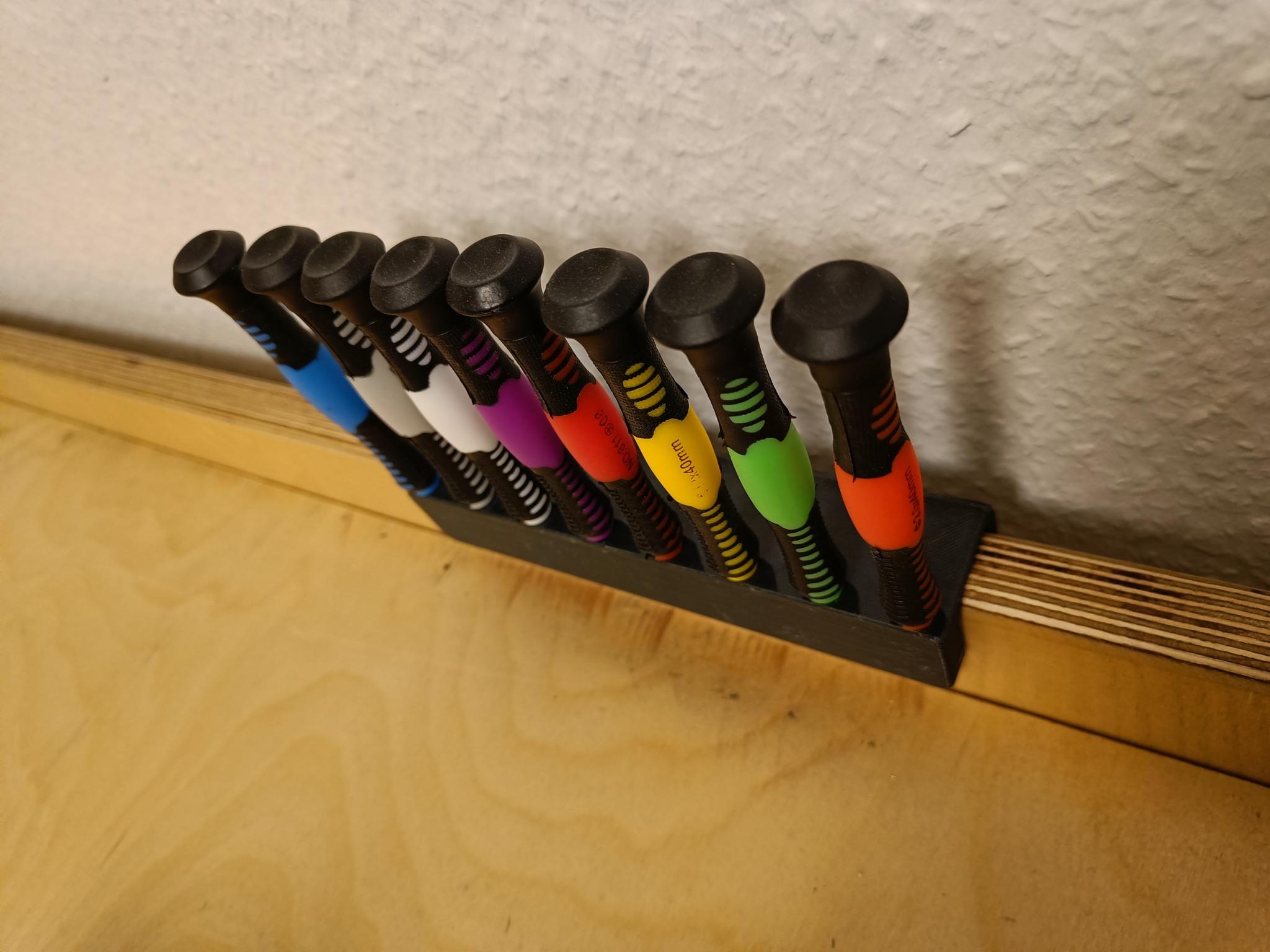 Screwdriver holder (small screwdrivers) by pfuscher666 | Download free ...