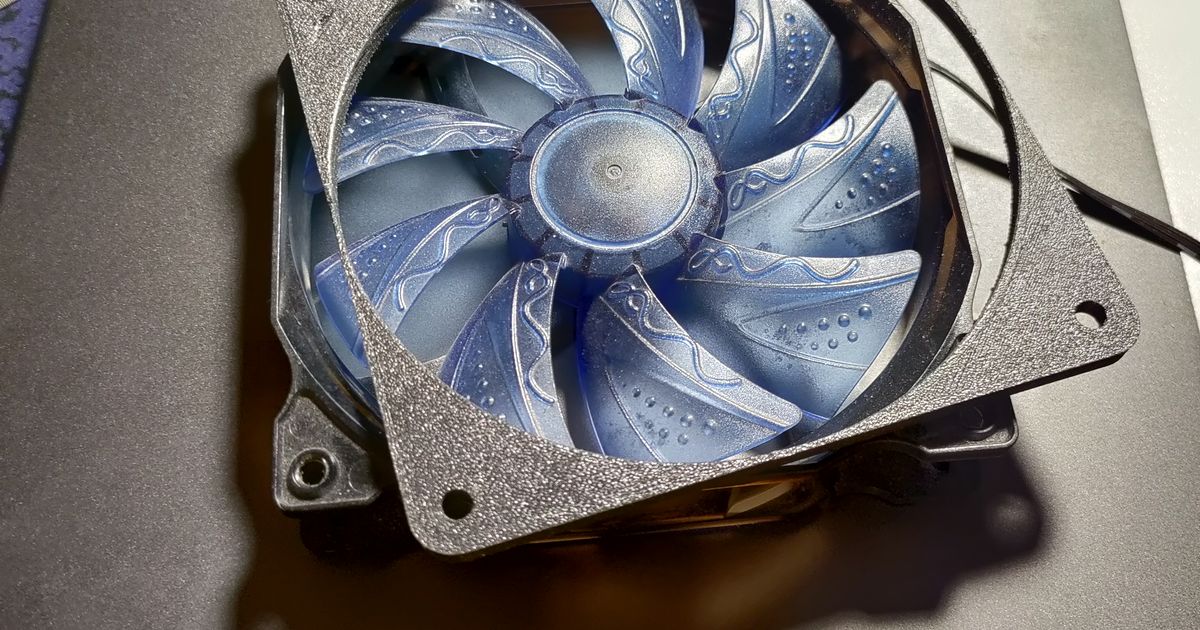 PC Fan Spacer 120mm 140mm by JCVB | Download free STL model ...