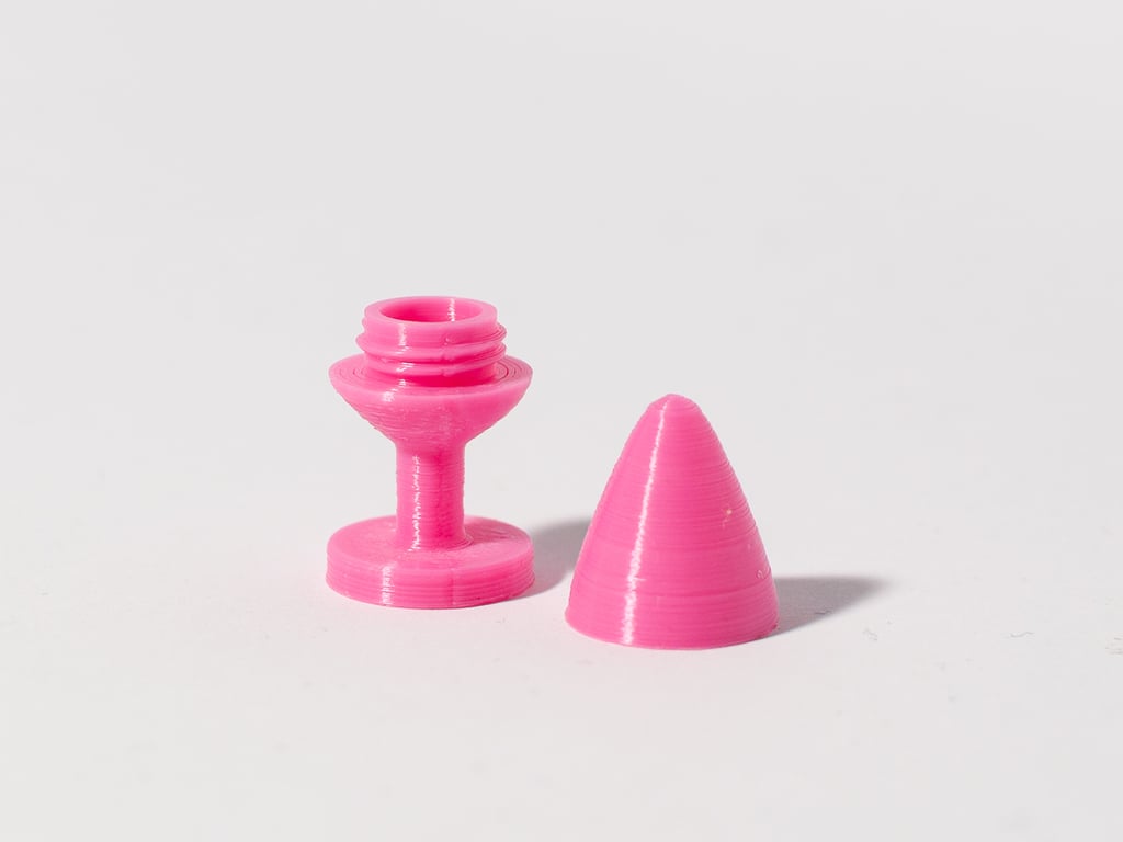 anal plug with threaded closure by scullptourist | Download free STL ...