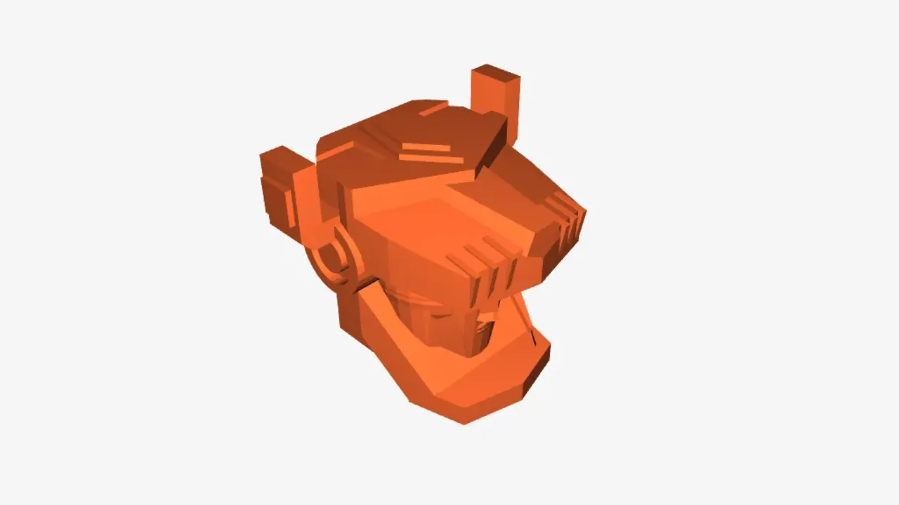 voltron head stl