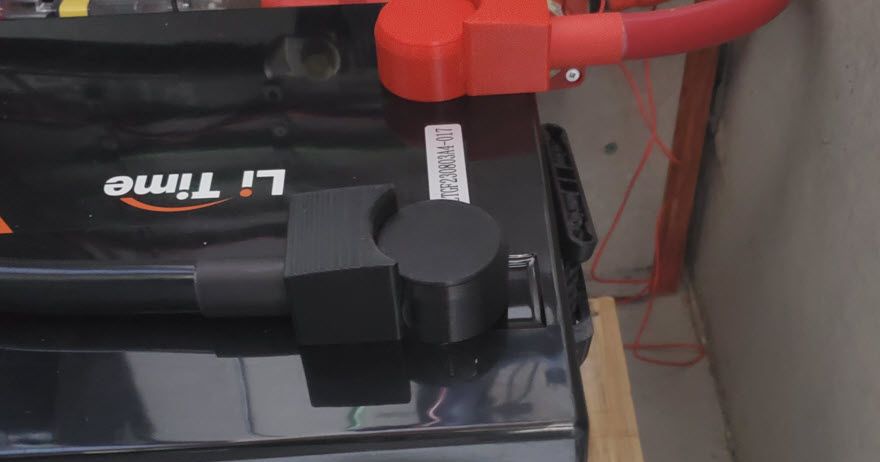 Battery Terminal Cover for M8 hex nut terminals - LiFePO4 batteries by ...