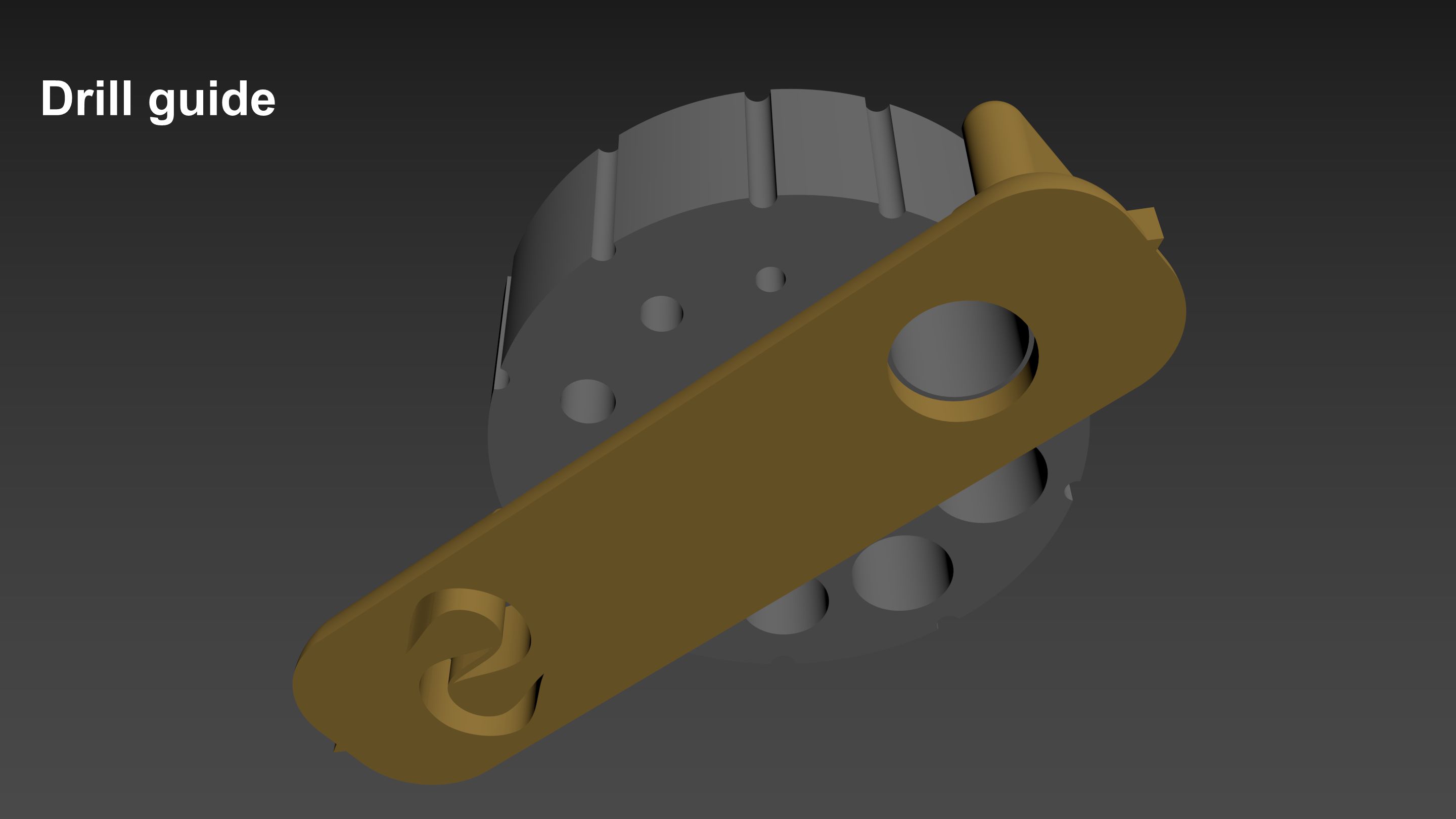 Drill guide by Meisech | Download free STL model | Printables.com