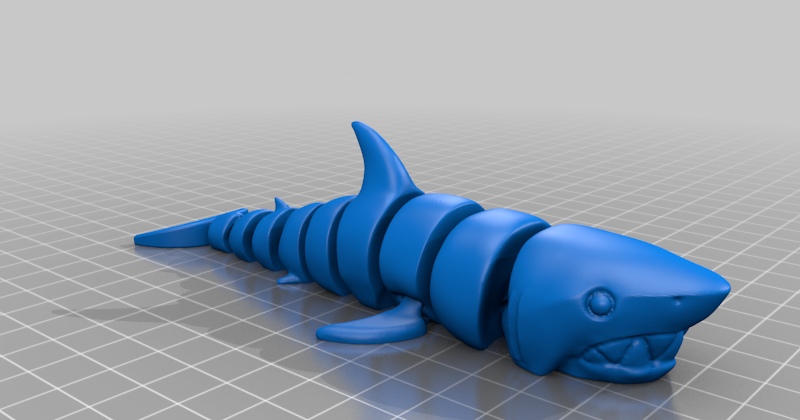 Articulated Shark by magicgamer17 | Download free STL model ...