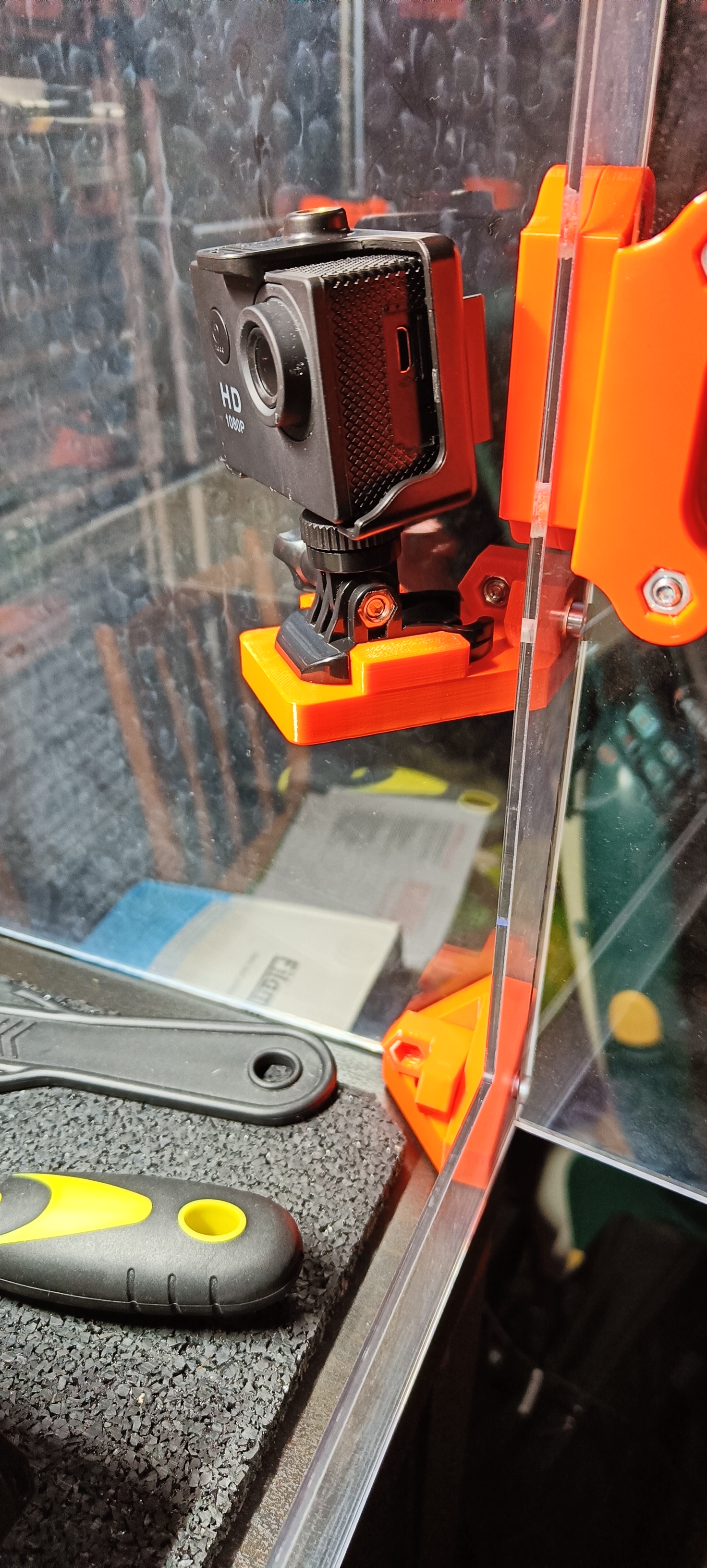 Corner with gopro mount for DELACK Enclosure by 3D SOURCERER by MilanosH | Download free STL ...