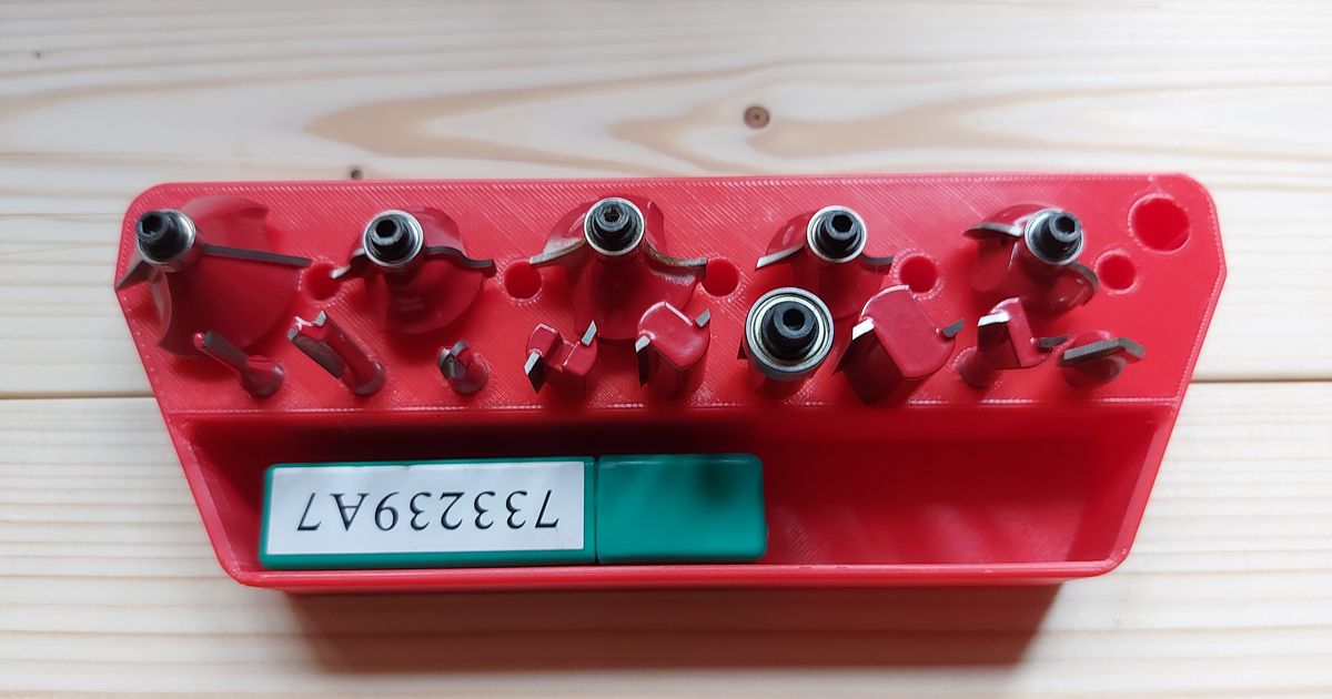 6mm Router Bit Holder By Allar3d Download Free Stl Model