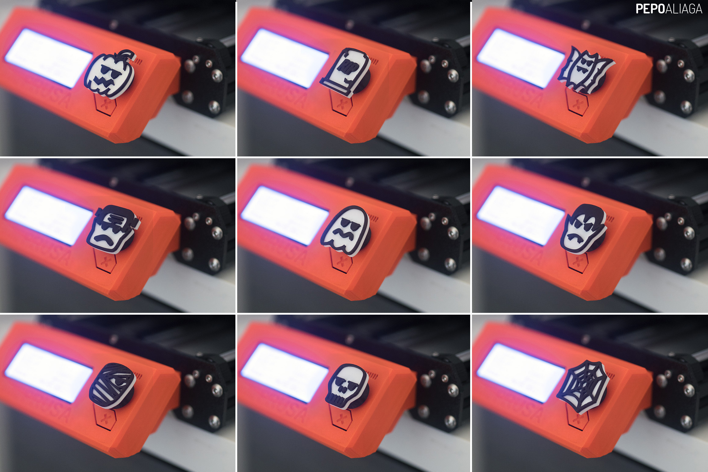 Spooky 3D printer knobs collection - HALLOWEEN by Pepo Aliaga ...