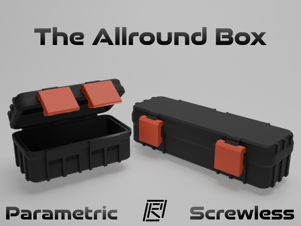 Rugged Storage Box (Parametric, Screwless) by RDesigns | Download free ...