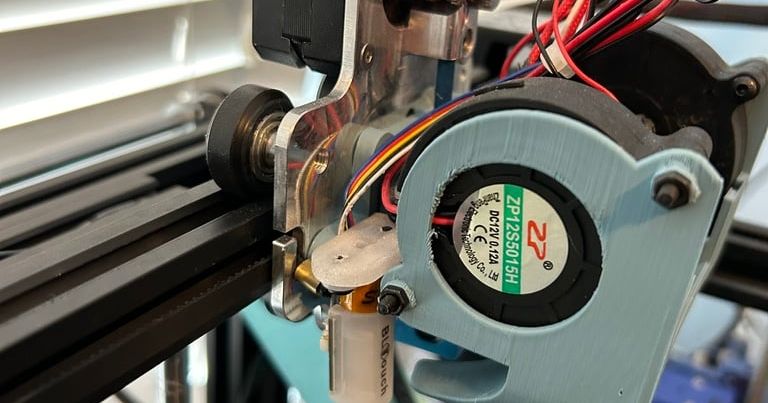 Bl touch mount by bensilcox | Download free STL model | Printables.com