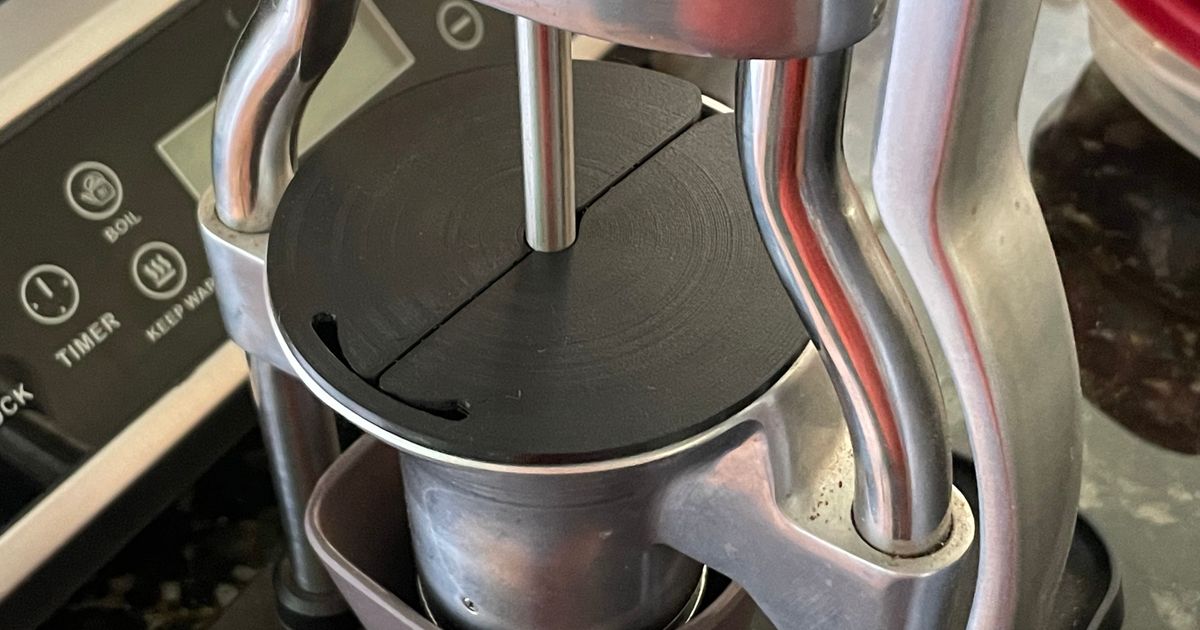 Hopper Cover for Rok Coffee Grinder by 0.uincy | Download free STL ...