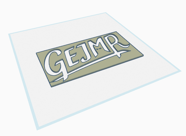GEJMR logo (YouTuber) by Boumík | Download free STL model | Printables.com