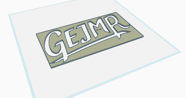 GEJMR logo (YouTuber) by Boumík | Download free STL model | Printables.com