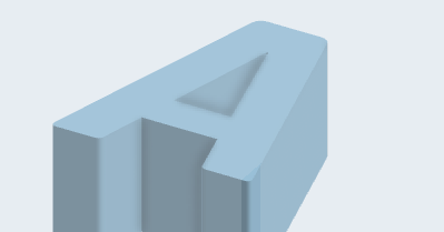 3d Letter A by MatInCat | Download free STL model | Printables.com