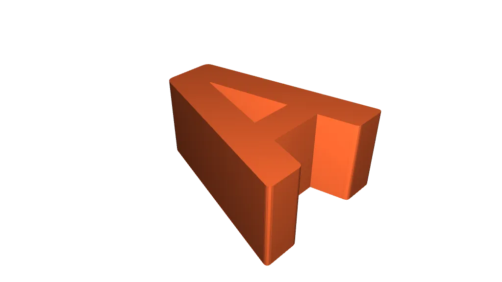 3d Letter A by MatInCat | Download free STL model | Printables.com