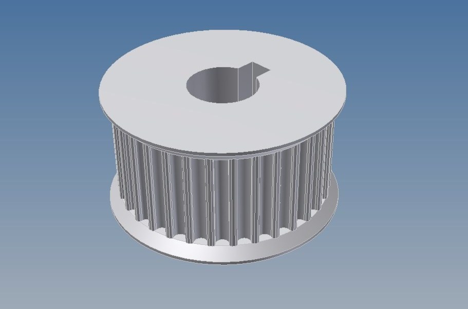 HTD 3M Pulleys for Stepper and CNC by Area51 | Download free STL model ...
