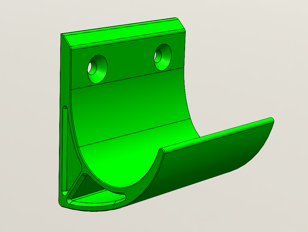 Garden Spade Hook by SD-3D | Download free STL model | Printables.com